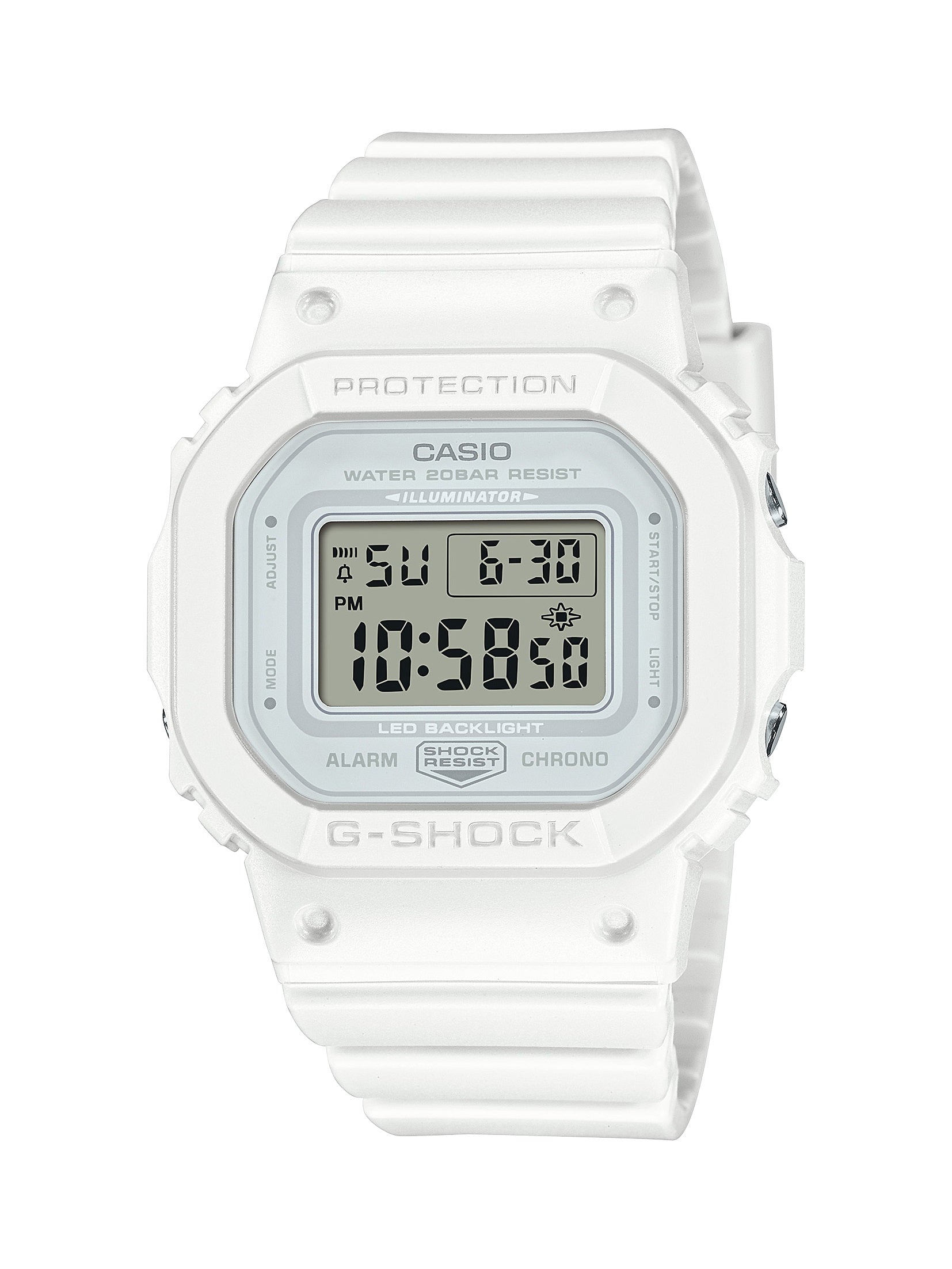 Casio G-Shock S Series White Digital Watch GMDS5600BA-7D – Watches Galore