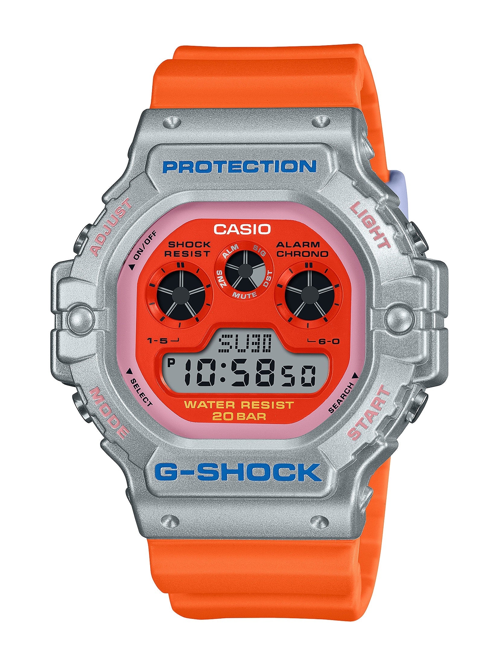 Casio G Shock Orange Digital Watch DW5900EU-8A4 – Watches Galore