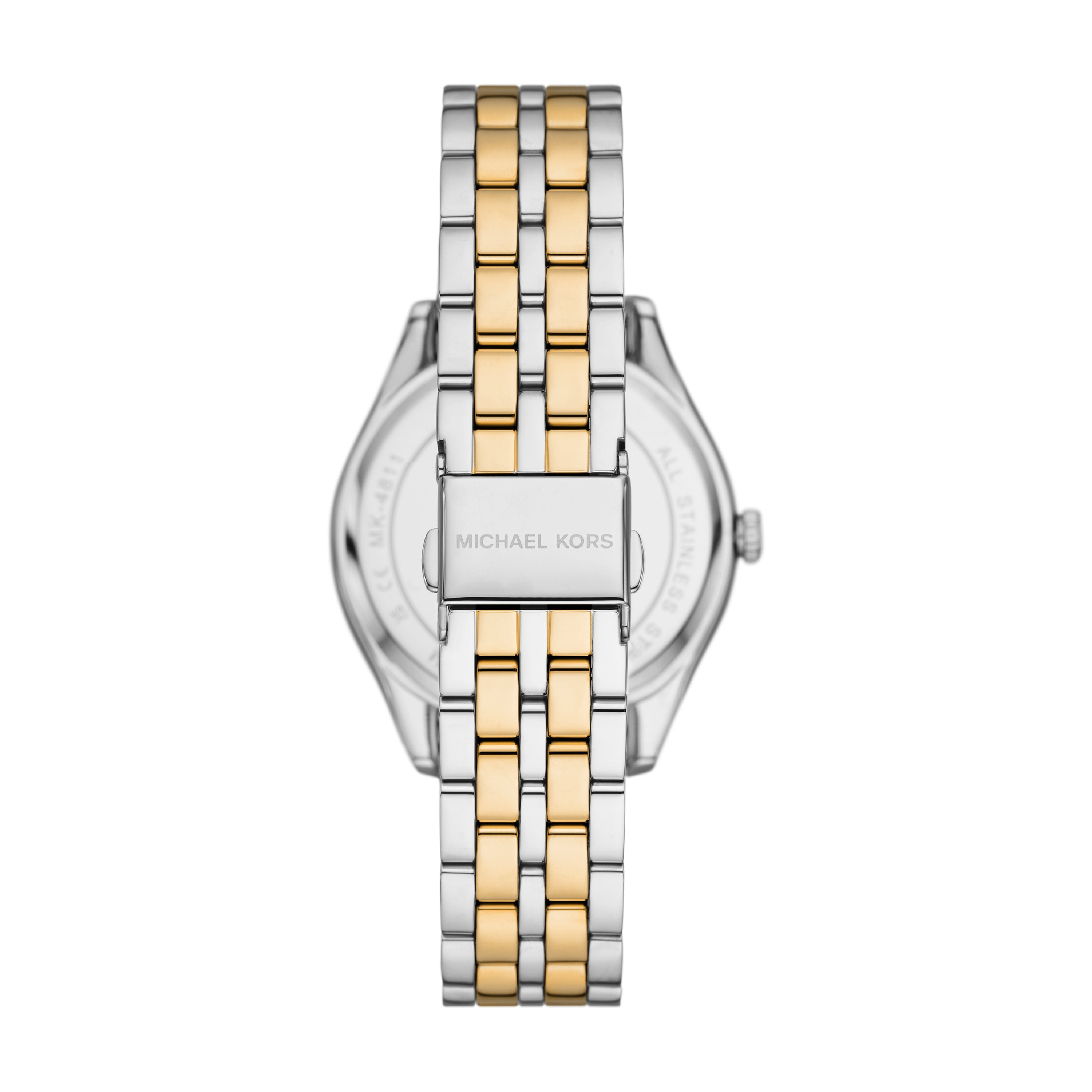 Michael Kors Harlowe Three-Hand Two-Tone Stainless Steel Watch MK4811 ...